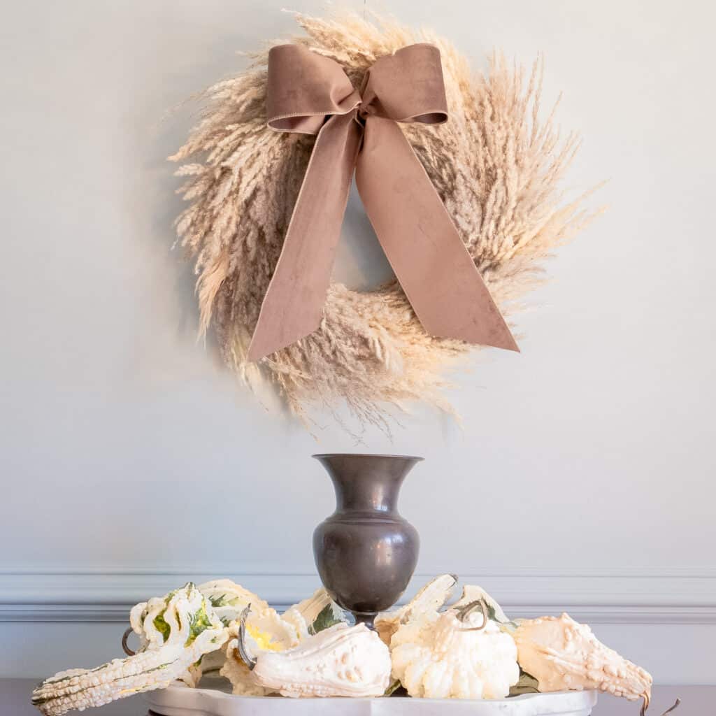 Pampas Grass Wreath | Natural | Living Beautifully