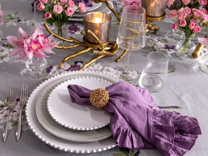 Table Setting Spring Dining Table | Living Beautifully